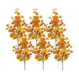 Fall Gingko Leaf Spray (Set of 6) - Bed Bath & Beyond - 37564885