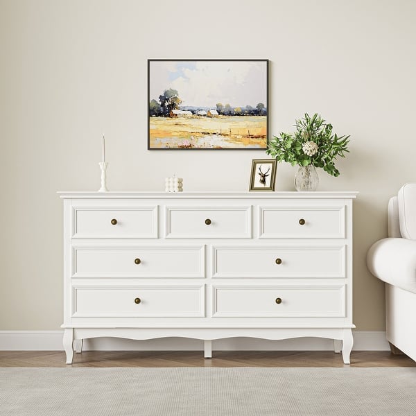 solid white drawers