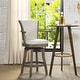 Williams Swivel Upholstered Bar Stool - Counter or Bar Height - 27 or ...