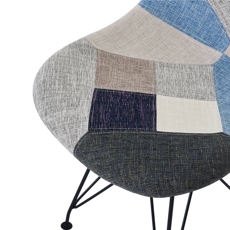 Wilmette Patchwork Fabric Chair by Christopher Knight Home (Set of 2 ...
