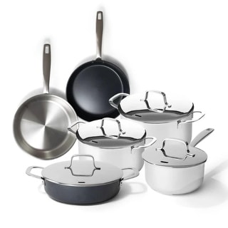 Alva Maestro Stainless Steel & Nonstick Ceramic Cookware Sets - Bed ...