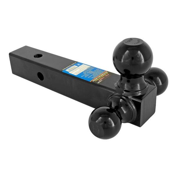 Cal-Hawk All-Black Tri-Ball Hitch Bar Ball Mount - 2" x 2" - Bed Bath ...