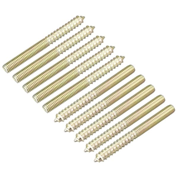 Hanger Bolts 48pcs Double Ended Thread Dowel Screws for Wood Furniture ...