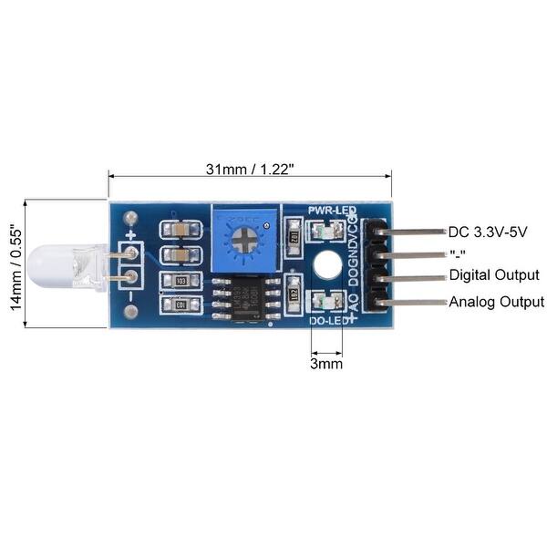 Photosensitive Diode Sensor Light Detection Module 3-Pin for Arduino ...