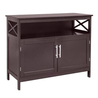 Ktaxon Kitchen Storage Sideboard Dining Buffet Server Cabinet Cupboard ...