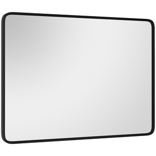40x30 Inch Aluminum Frame Rectangular Wall Mirror - Bed Bath & Beyond ...