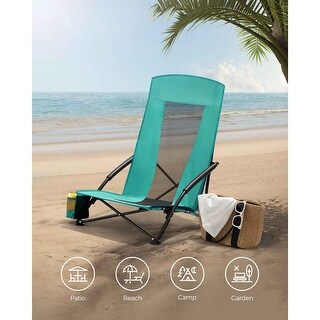 High Back Beach Chair - Portable and Comfortable for Outdoor Relaxation ...