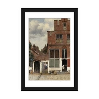 iCanvas "View of Houses in Delft, known as 'The Little Street', c.1658 ...