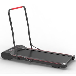 Under Desk Walking Pad Mini Treadmill with Handlebar Foldable - Bed ...
