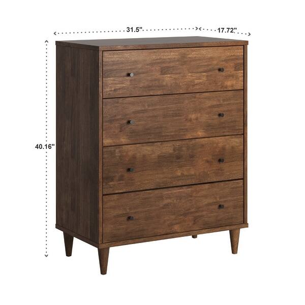 Tennant 4-Drawer Wood Chest by iNSPIRE Q Modern - Bed Bath & Beyond ...