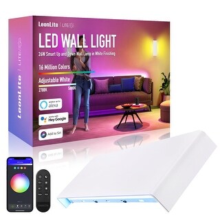 LED Wall Sconce Color Changing & 5000K-2700K Dimmable Aluminum Up Down ...