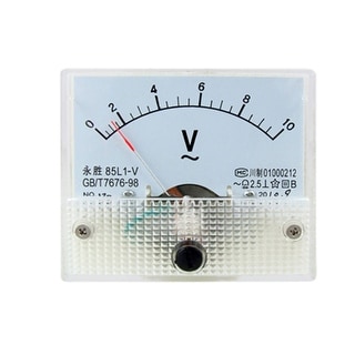 85L1 AC 0-10V Rectangular Analog Panel Volt Meter Gauge - AC 0-10V ...
