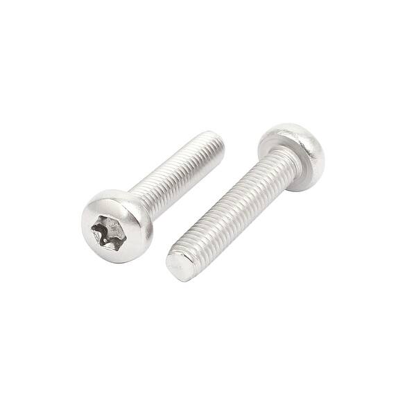 M5x25mm 316 Stainless Steel Pan Head Torx Socket Cap Security Screw ...