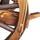 Karlhome Wagon Wheel Wood Adirondack Rocking Chair - Bed Bath & Beyond ...