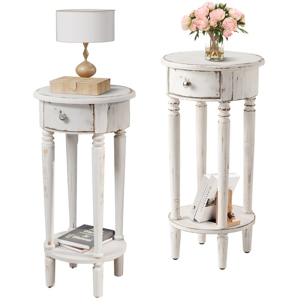 Pedestal telephone table store