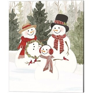 Tara Reed 'Christmas in the Woods Portrait IV' Canvas Art - Bed Bath ...