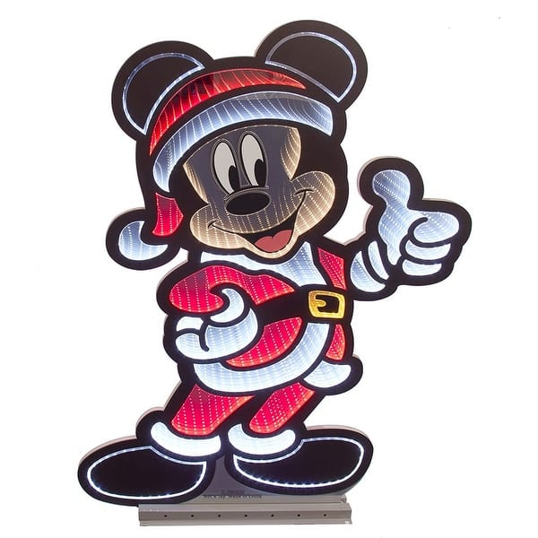 Kurt Adler Disney 35.4-Inch Mickey Mouse Outdoor Infinity Light - Bed ...