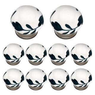 Mascot Hardware Floral Basil Round Cabinet Knob - Bed Bath & Beyond ...