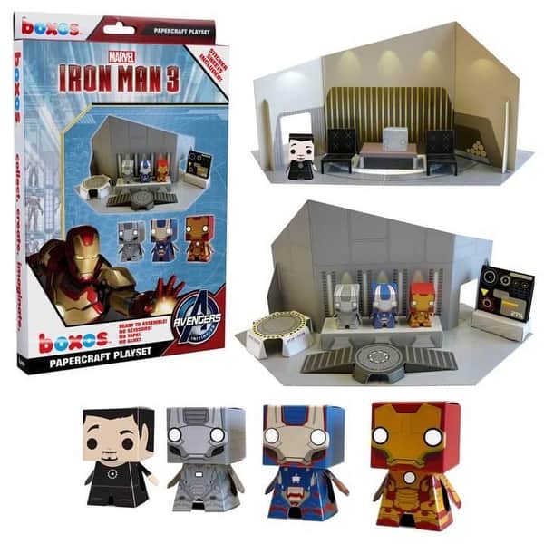 Minecraft Papercraft Marvel