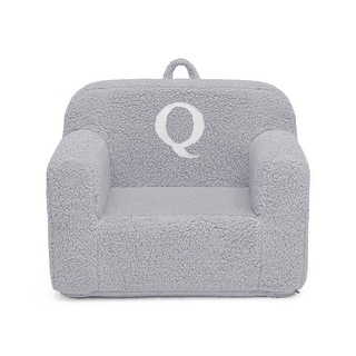 Personalized Monogram Cozee Sherpa Chair - Customize with Letter Q ...