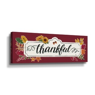 Thankful IV Red - 8x24 - Bed Bath & Beyond - 32516934