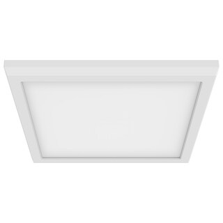 Blink Pro 13W 9in LED Fixture CCT Selectable Square Shape White Finish ...
