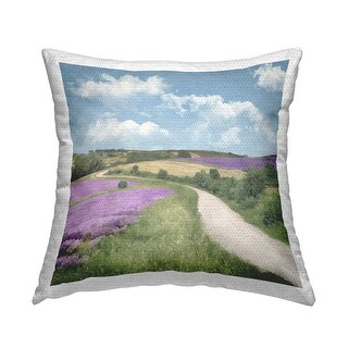 Stupell Rural Path Landscape Printed Outdoor Throw Pillow Design by LSR ...