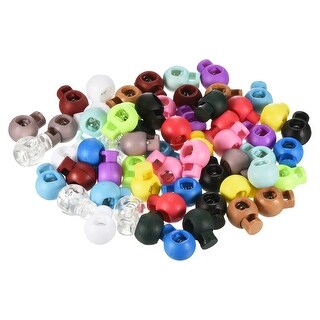 Cord Locks, 4 Set Ball Spring Toggle Stopper, 15 Colors - Multicolor ...