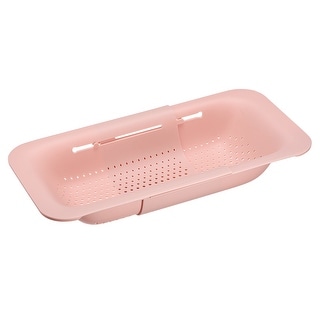 Collapsible Colander Kitchen Over the Sink Strainer Extendable Basket ...