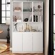 Modular Buffet and Display Cabinet - Modular Design in Pristine White ...