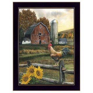 Early Rooster 1 Black Framed Print Wall Art - Bed Bath & Beyond - 39740191