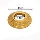 Brass Finish Aluminum Radiator Flange Triple Roped Style 1" (IPS) Pipe ...