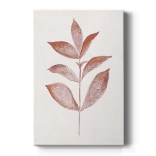 Red Leaf III Premium Gallery Wrapped Canvas - Ready to Hang - Bed Bath ...