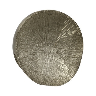 Metal, 12" Etched Oval Vase, Champagne, Oval, 12"H, Etched - Bed Bath ...