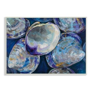 Stupell Empty Seashells Expressive Clam Shells Modern Abstract Painting ...