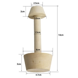 Wooden Egg Tart Tamper Pastry Pusher Mold Kitchen Diy Baking Cake ...