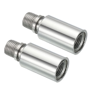 2Pcs 360 Degree Sloped Ceiling Light Adapter M10 Thread Chrome - Bed ...