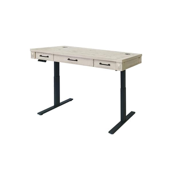 Avondale Wood Electronic Sit/Stand Desk, Standing Desk, Office ...