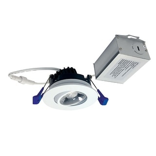 Nora Lighting M2 LED Canless Recessed Fixture 2" Adjustable Trim - IC ...