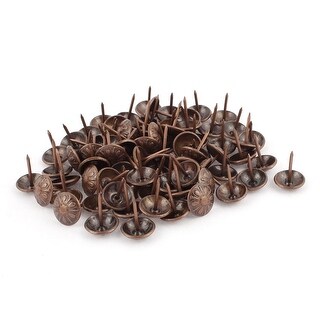 16mm Dia Daisy Upholstery Tack Nail Decorative Thumbtack Doornail 80PCS ...