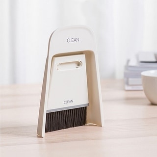 Portable Cleaning Tools Mini Desktop Keyboard Sweep Brush Broom Dustpan ...