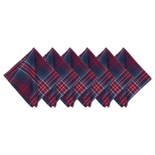 Douglas Plaid Napkin S/6 - Bed Bath & Beyond - 39672119