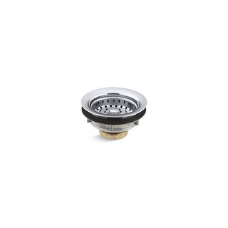 Kohler Stainless Steel Sink Strainer for 3-1/2" to 4" Outlet Polished ...