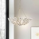 Rosa Glam 3-Light Daisy Crystal Glass Flower Chandelier - Bed Bath ...