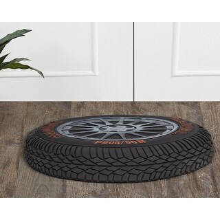 Better Trends Tire Design Rubber Garage Rug - Bed Bath & Beyond - 34935319
