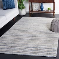 SAFAVIEH Handmade Mirage Ajete Modern Stripe Wool Rug - On Sale - Bed ...