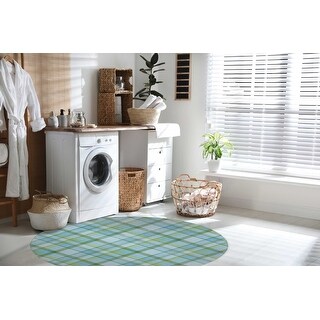 MADRAS BLUE Laundry Mat By Kavka Designs - Bed Bath & Beyond - 39082958