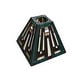 Mission Tiffany-Style 1-Light Black Finish Wall Sconce 6" Shade - Bed ...