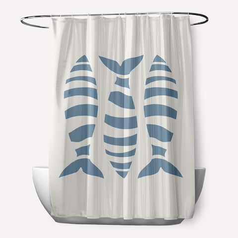 Fish Pool Animal Print Shower Curtain - Overstock - 12914466