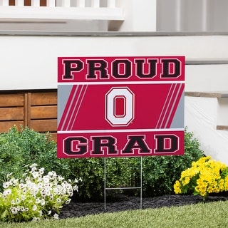 Ohio State University 24" x 18" Graduation Coroplast Outdoor Yard Sign ...